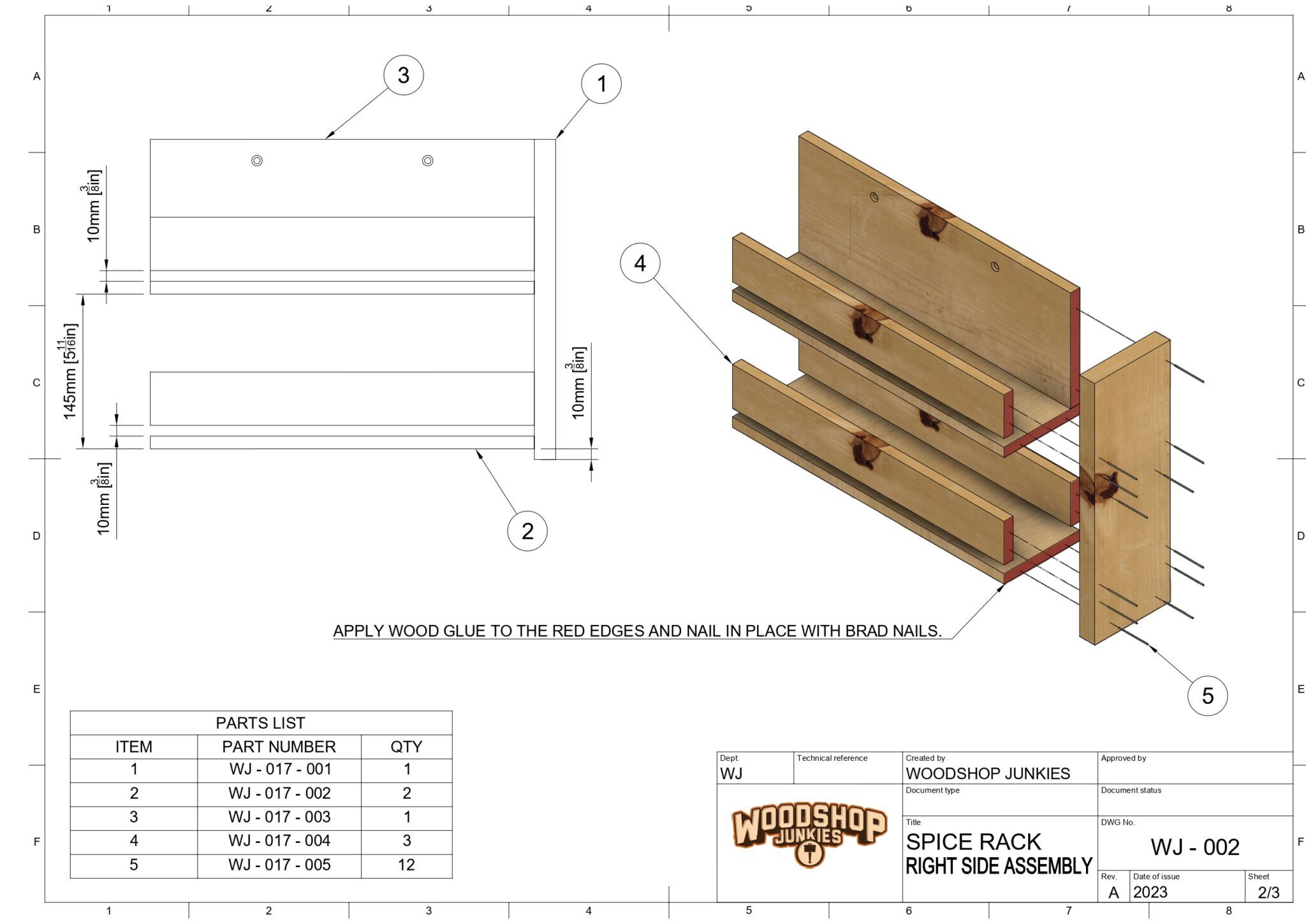 DIY|Spice Rack- Free Woodworking Plan | The Woodworker's Plans